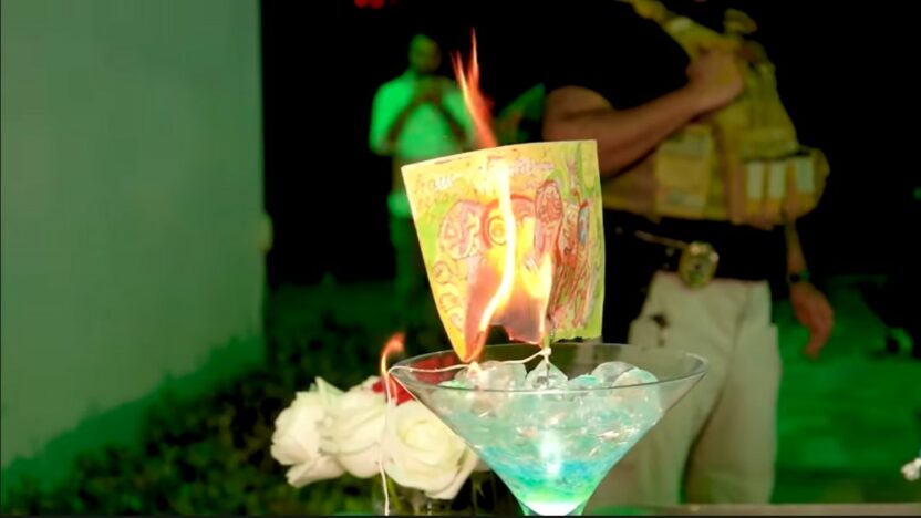 NFTs from art and the burning question of their physical origins