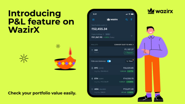 Indian exchange WazirX introduces profit, loss function