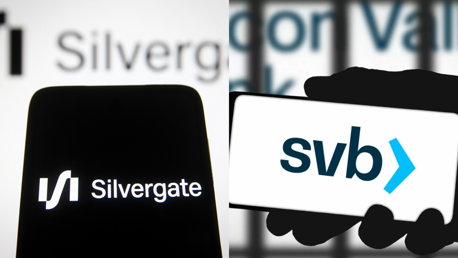 What caused Silvergate and Silicon Valley Bank to fail?